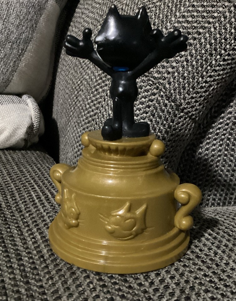 Vintage Felix the Cat Figure Trophy Medal 3.5" Figurine Toy RARE | eBay