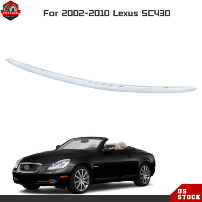 Chrome Front Hood Moulding Bonnet Trim For 2002-2009 2010 Lexus SC430 ...