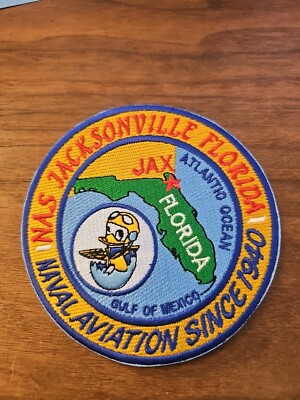 US NAVY BASE PATCH, NAS JACKSONVILLE, FLORIDA, NAVAL AVIATION SINCE ...