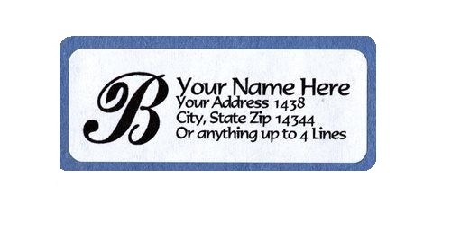 Beautiful Monogram#6-Address Labels 30PCS for Ur Mailing Convenience | eBay