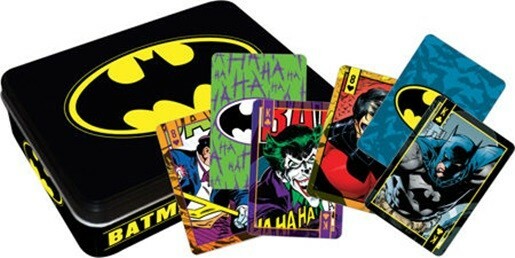 DC Comics Batman Tin Box Set of 2 Illustrated Playing Cards Decks, NEW ...