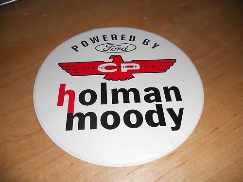 HOLMAN MOODY POWERED BY FORD NASCAR VINTAGE RACING MUSTANG LOGO DECALS ...