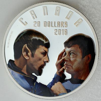 2016 $20 Iconic Star Trek Scenes: Mirror, Mirror, 1 oz Pure Silver ...