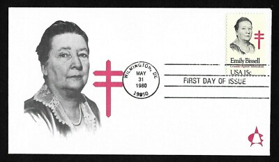 #1823 15c Emily Bissell - Andrews FDC | eBay