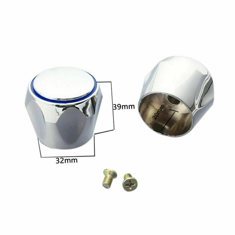 Basin Tap Heads Replacement Hot & Cold Tap Kitchen Sink Handles for 4cm ...
