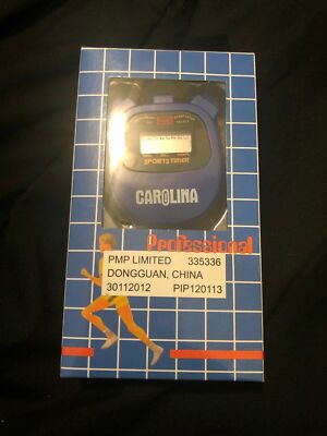 EPIC TIME-Carolina Professional Quartz Timer/Stopwatch Blue w/ Lanyard ...
