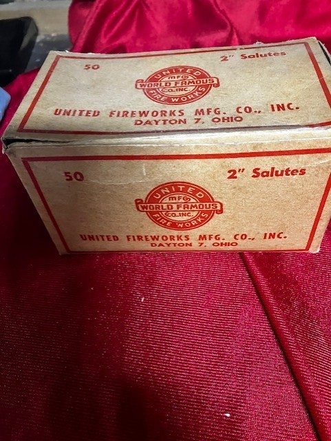 Vintage United Fireworks Firecracker Box Label - Rare Find - Very Old | eBay