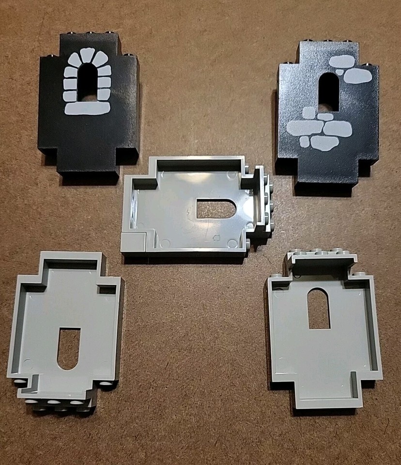 Lego Wall Window Panel 2x5x6. Part 4444 From Vintage Castle. Lot of 5 ...