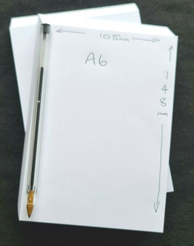 A6 White Printer Paper 80/90gsm Smooth Multi-Purpose Paper - Office or ...