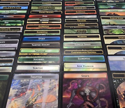 50 Magic the Gathering Tokens MTG Bulk Collection Lot *SEE DESCRIPTION ...