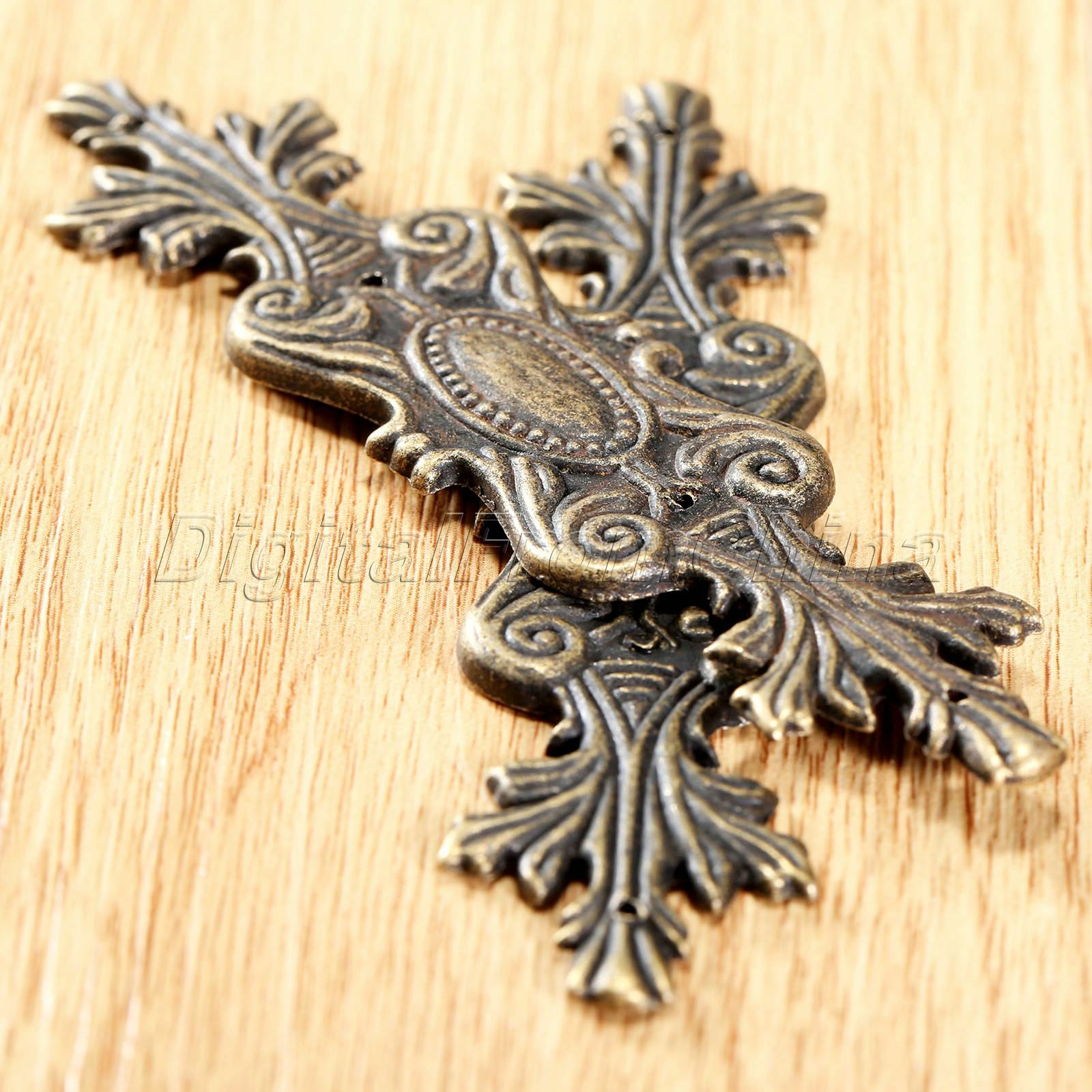 2/6/10pcs Retro Metal Jewelry Box Wooden Case Chest Corner Bracket ...