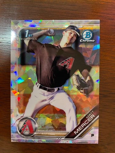 2019 Bowman Chrome Prospects Atomic Refractors #BC-P120 Matt Mercer ...