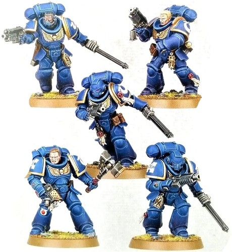 MULTIPOSE Assault Intercessors MULTIPART Primaris Space Marine Blood ...