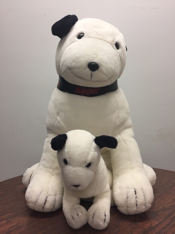 VINTAGE 1993 DAKIN 23"NIPPER AND 12" CHIPPER RCA DOGS | eBay