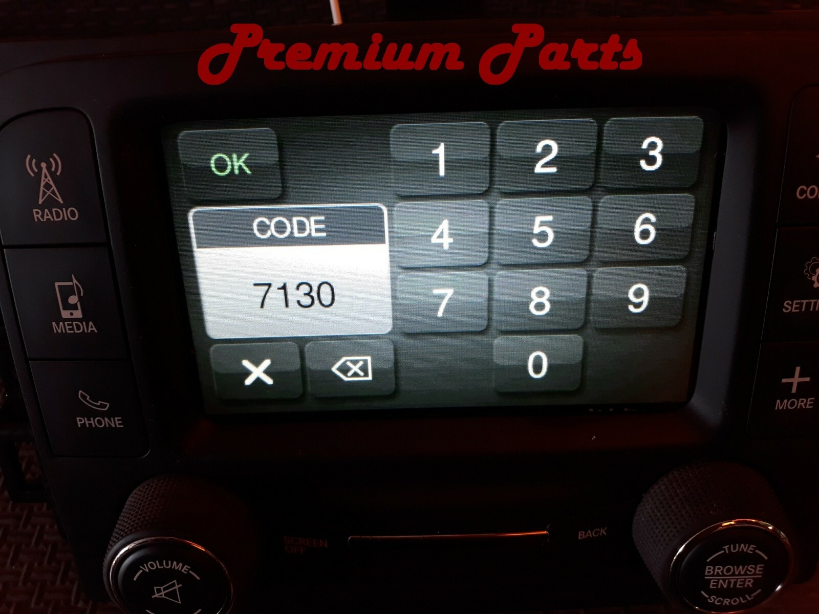 2019 Dodge Ram RA2 VP2 5 Inch Uconnect Radio Touchscreen Multimedia XM ...