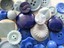 Lot 100 Mixed Assorted BLUE Vintage & New Buttons | eBay