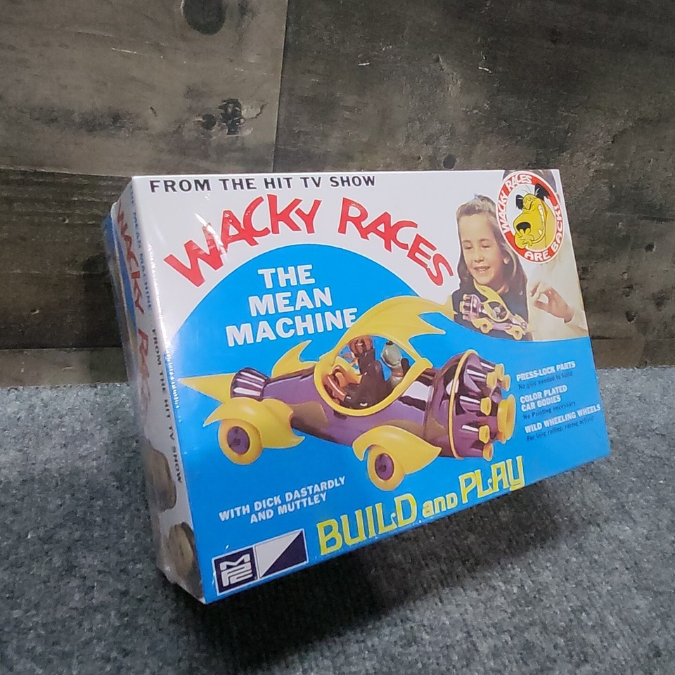 MPC Wacky Races The Mean Machine Snap Plastic Model Kit MPC935 1/25 ...