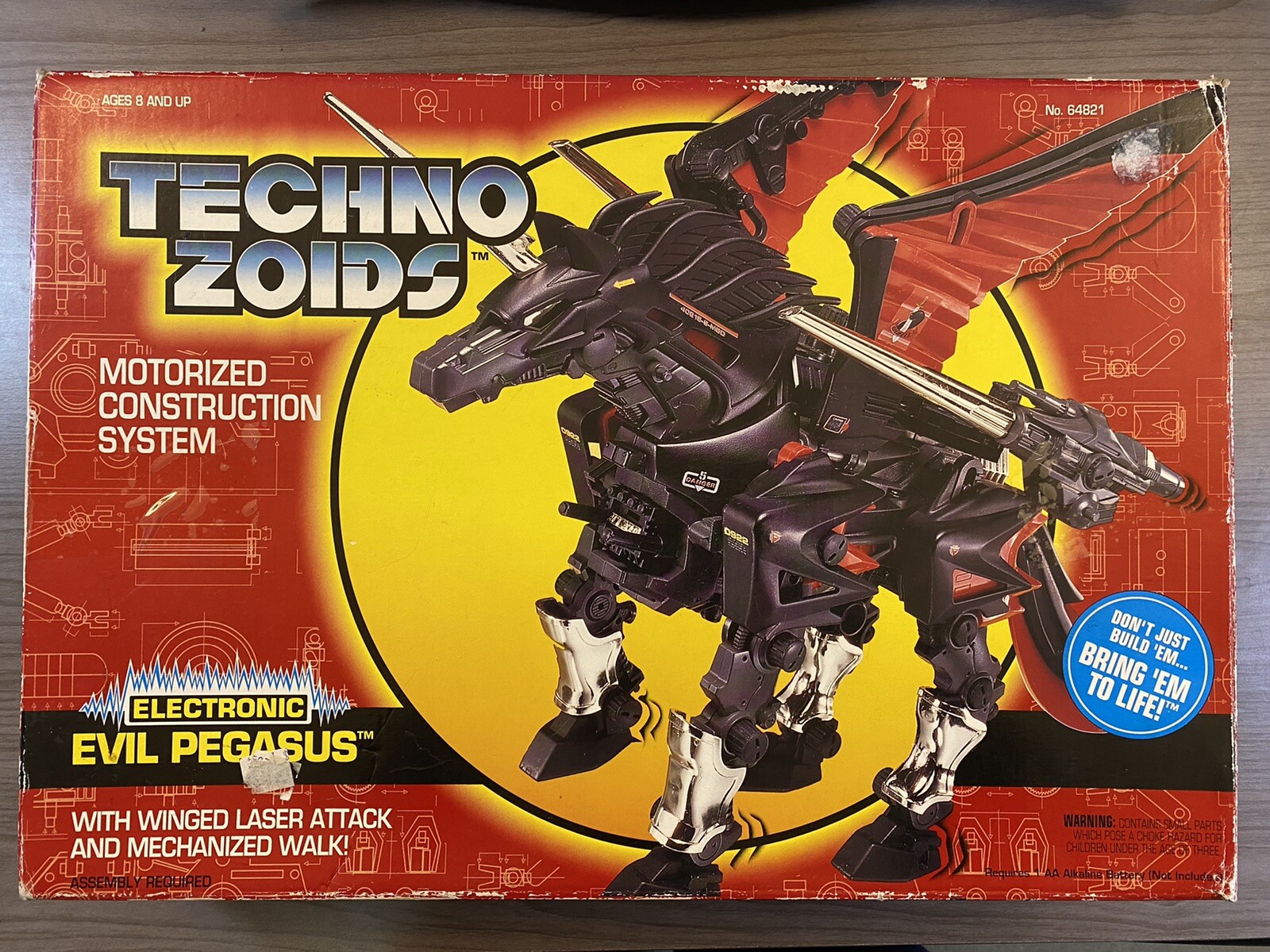 1994 Super rare Techno ZOIDS Evil Pegasus North America Edition Inner ...