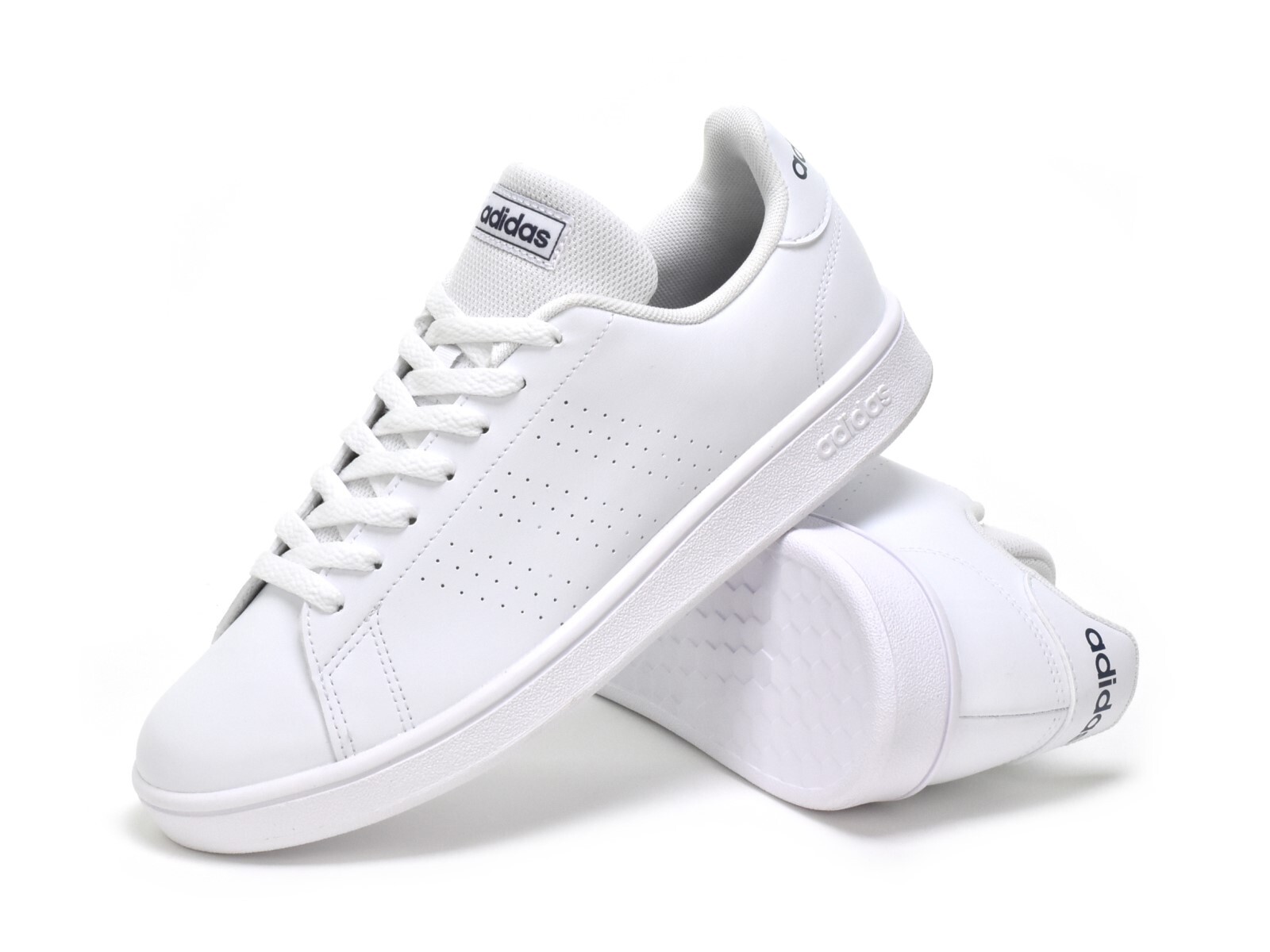 adidas Advantage Base Mens Trainers GW2064 Lifestyle White Court Sports ...