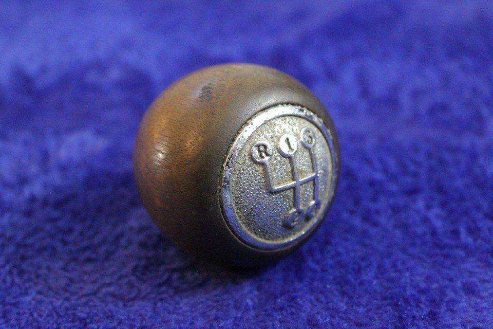 Wood 4 Speed Gear Shift Knob Handle Accessory Necker Knob Manual Floor ...