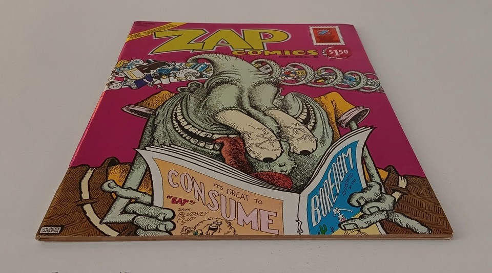 ZAP COMICS #6 VF Underground Comic R. Crumb Bill Griffin Moscoso "FAST SHIPPING" | eBay