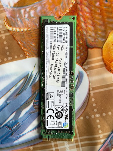 801075-0021 HP Samsung 256GB NVMe SSD Hard Drive MZVPV256HDGL-000H1 ...