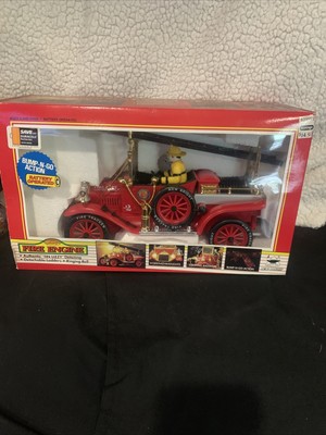 + New Bright 1980 Battery Operated Fire Engine Bump N Go Action No. 439 ...