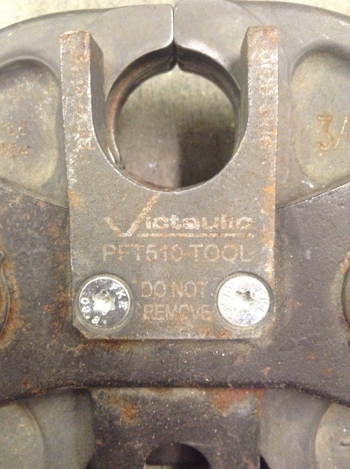 VICTAULIC PFT510 VIC-PRESS CRIMPER 3/4” JAW | eBay