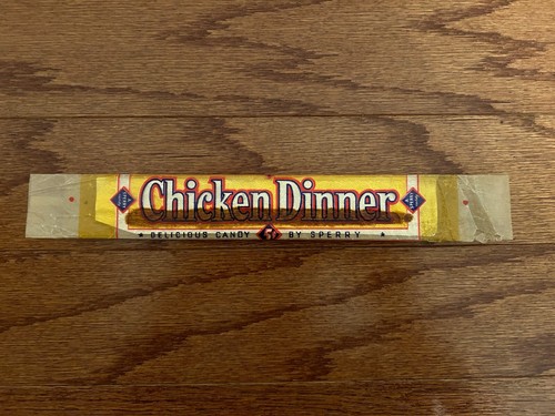 Vintage {Sperry} "CHICKEN DINNER" {Old-Fashioned Peanut Bar} Candy ...
