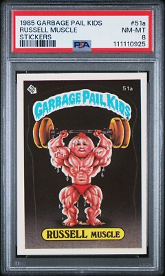 1985 Garbage Pail Kids OS2, RUSSELL Muscle #51a PSA 8 | eBay