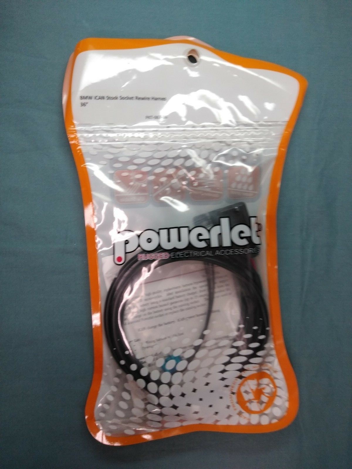 NEW Powerlet Motorcycle BMW iCAN Stock Socket Rewire Harness 36" PKT ...