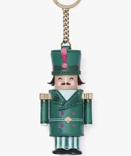 Kate Spade Nutcracker Boy Man Christmas Keychain Bag Charm Novelty Key ...