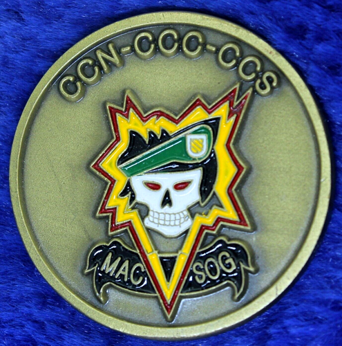 US Army Special Forces MACV SOG Vietnam LTG Brown Challenge Coin PT-18 ...