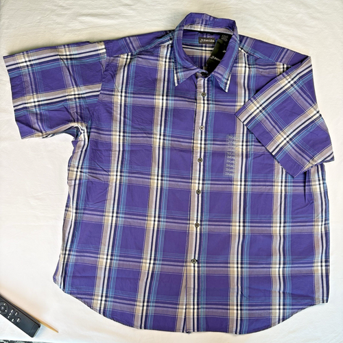 St. Johns Bay Medium Purple Tarten Plaid NWT Mens Size XL | eBay