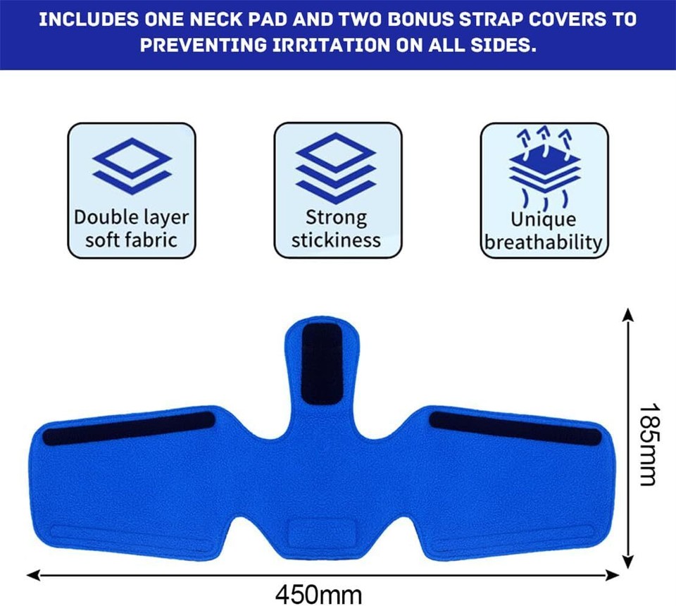 CPAP Neck Pad for CPAP Headgear Straps CPAP Comfort Neck Pads CPAP ...