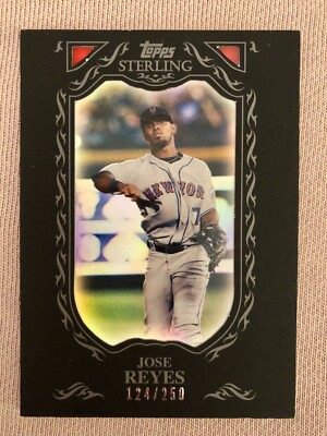 2009 Topps Sterling MLB Card Jose Reyes #11 124/250 NRMT-MINT Range CF ...