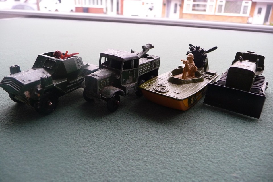 Diecast military vehicles. dinky, matchbox, corgi bundle | eBay UK