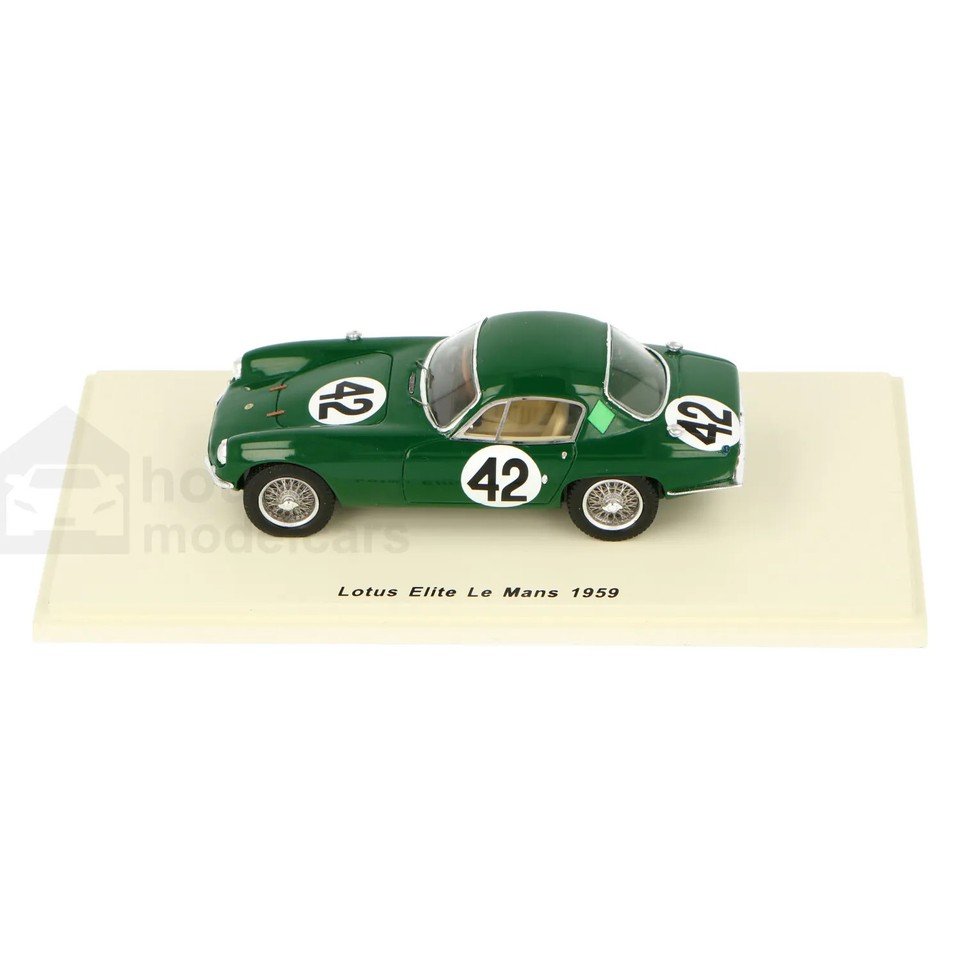 Lotus Elite S5076 Spark Models Model Car 1:43 1959 John Whitmore / Jim ...