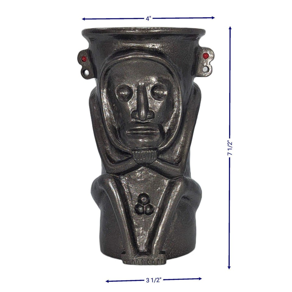 Behique Taíno Priest Shaman Vase Handmade Cultural Heritage Rustic ...