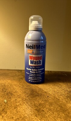NeilMed Neil Cleanse WOUND WASH SPRAY Sterile Saline Solution FIRST AID ...