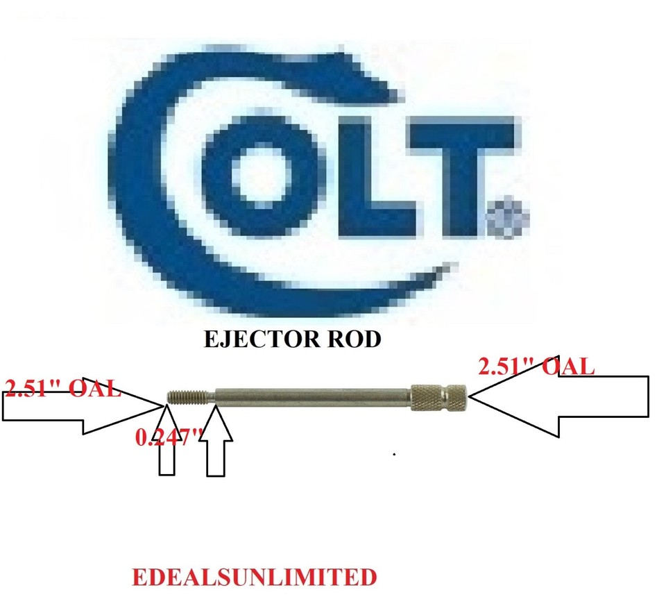 Colt Ejector Rod OFFICERS MODEL E FRAME OFFICIAL POLICE E FRAME PYTHON ...