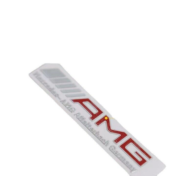 2PCS For Mercedes-Benz AMG Badge Car Interior Sticker Decal Car Emblem ...