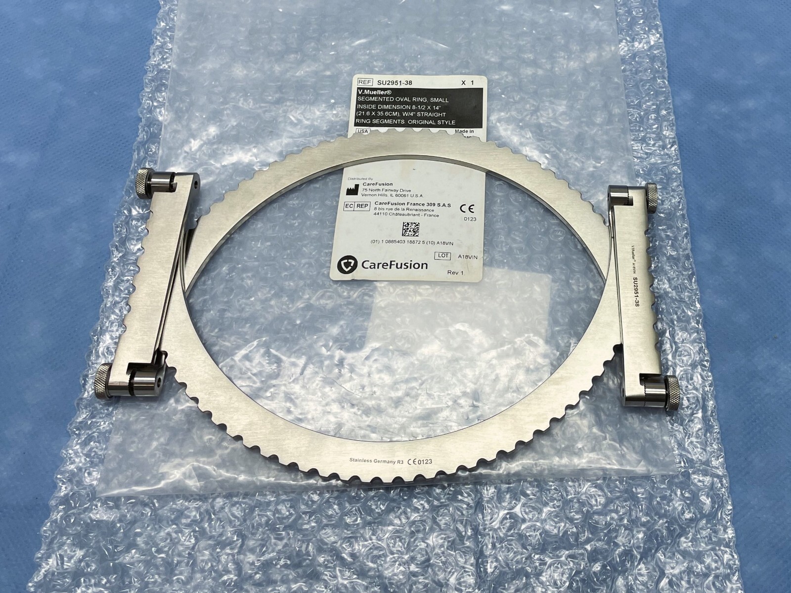 V. Mueller SU2951 Bookwalter Retractor Set, Segmented Ring, Blades ...