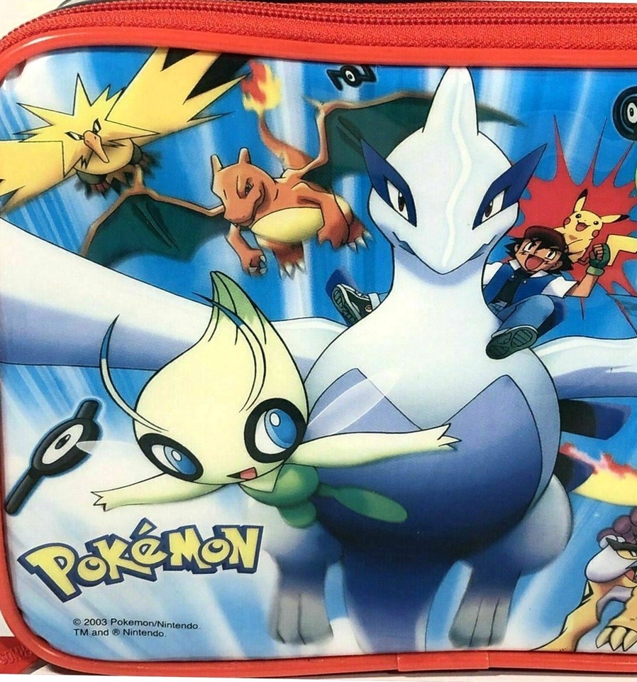 Pokémon Thermos Insulated Lunch Box Bag Charizard, Pikachu, Ash & more ...