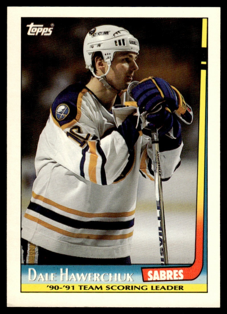 1991-92 Topps Team Scoring Leader #2 Dale Hawerchuk Buffalo Sabres | eBay