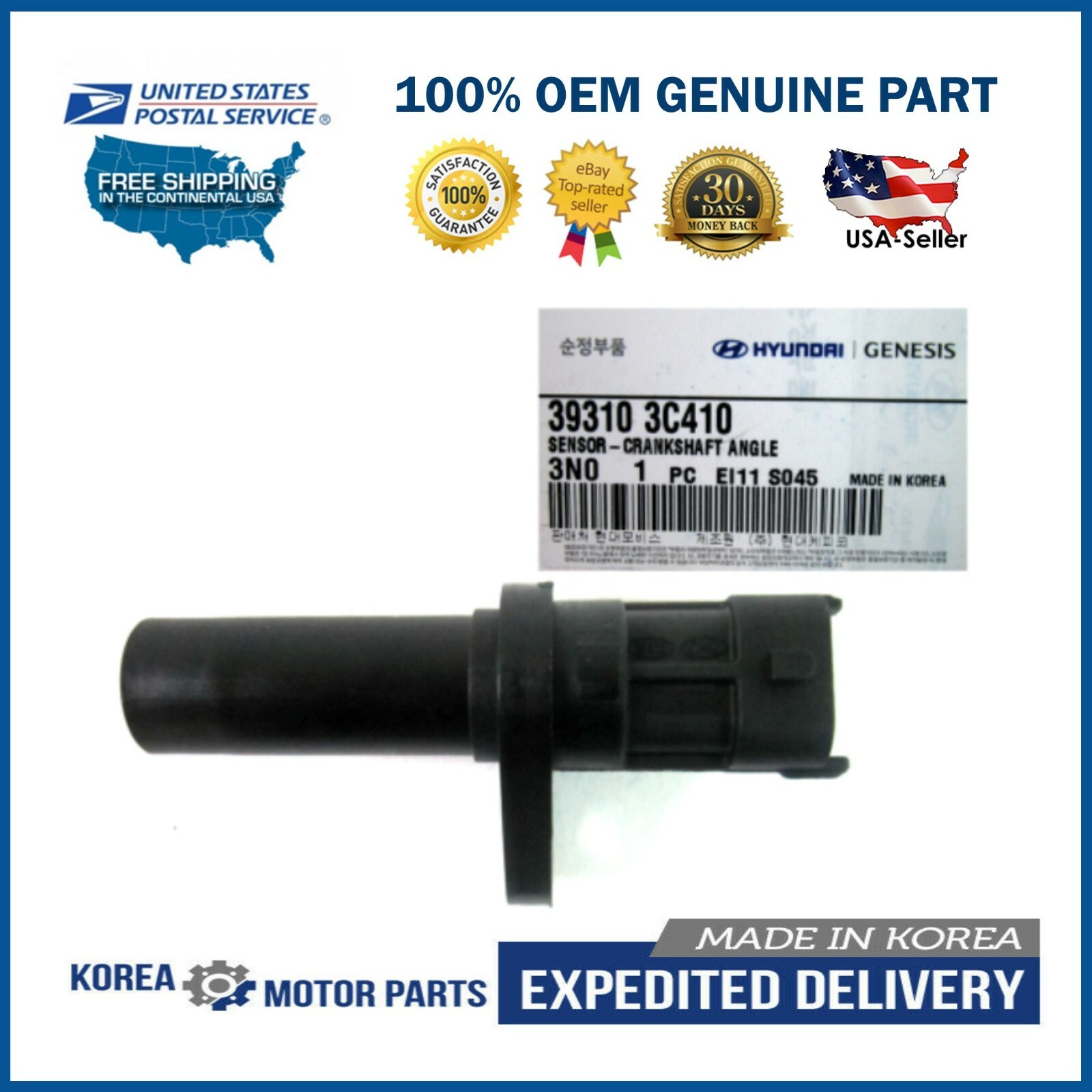 Genuine Crankshaft Position Sensor OEM for Hyundai 393103C410 for sale ...