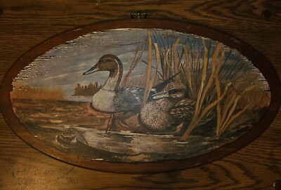 Vintage Wooden Duck Dann Sears Duck Plaque 83 | eBay