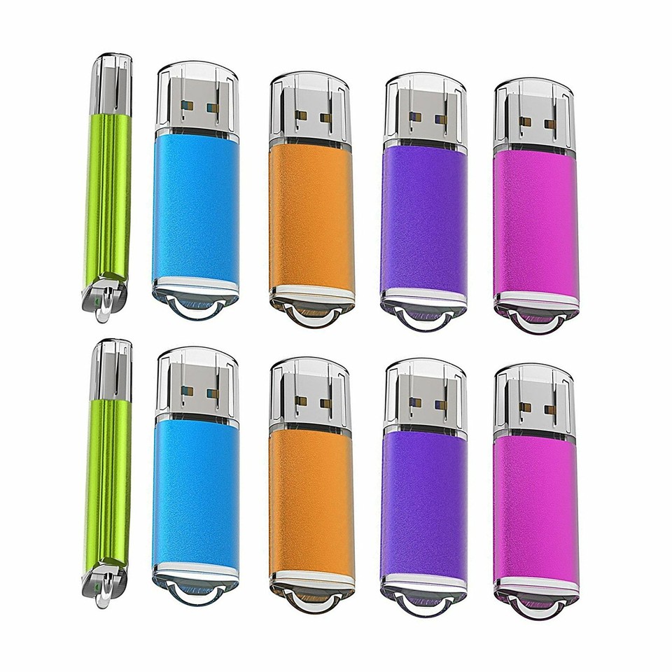 5/10Pack 2GB 4GB 8G 16G 32G USB 2.0 Pen Drive Flash Memory Stick USB ...