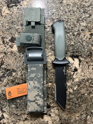 Gerber Prodigy Tanto Fixed Blade Plain/serrated Knife with Sheath NEW ...