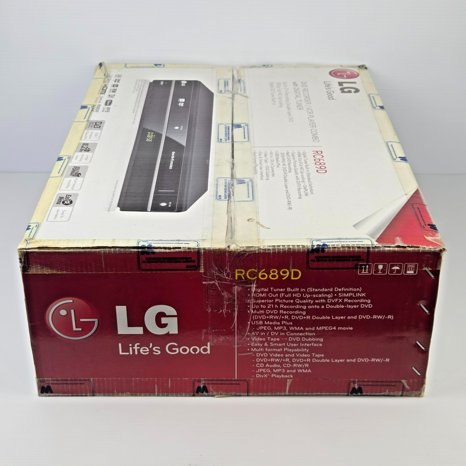 LG RC689D DVD Recorder VCR Video Cassette Combo Player 6 Head COPY VHS ...